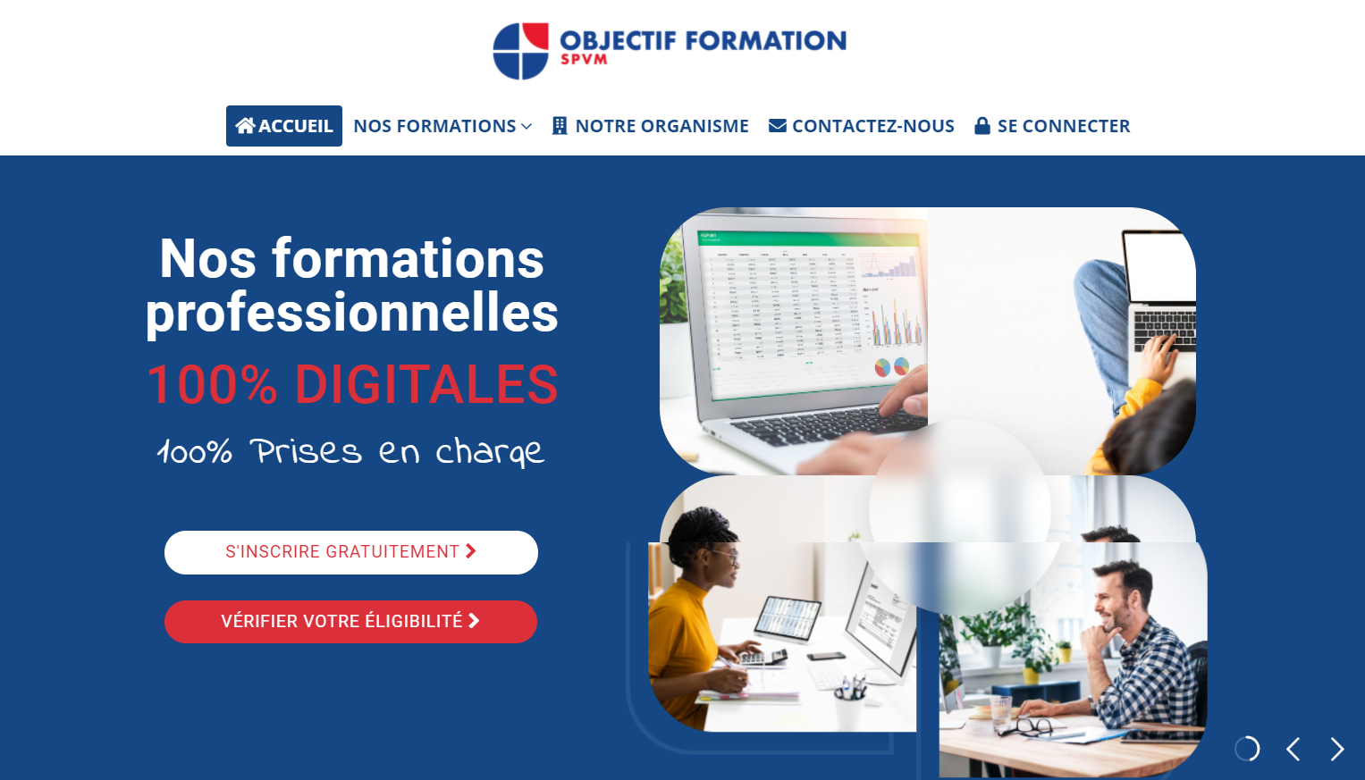 Accueil | Formations 100% en ligne et 100% prises en charges | Objectif ...